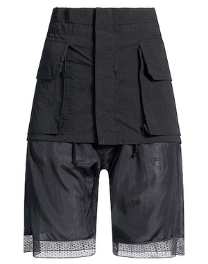 MAISON MARGIELA Satin Shorts - Black