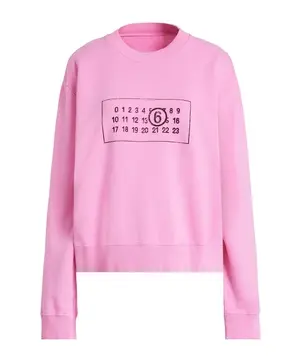 MAISON MARGIELA Plain Colour Sweatshirt - Pink