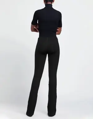 Sportmax Solid Color Stretch Flare Pants