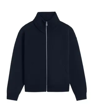 Axel Arigato Core Zip-up Sweater - Black