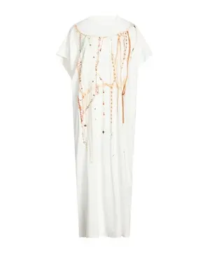 MAISON MARGIELA Multicolored T-shirt Dress - White