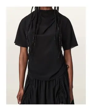 ALLSAINTS Short-sleeved High-neck Top
