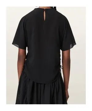 ALLSAINTS Short-sleeved High-neck Top