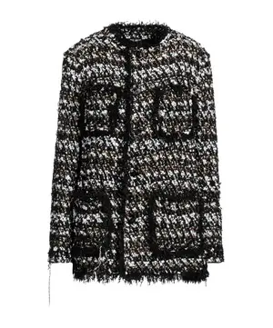 Dolce & Gabbana Colorful Single-breasted Wool Coat