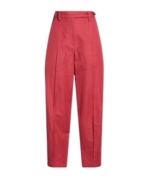 Brunello Cucinelli Solid Color Tapered Pants - Red