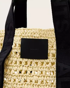 ALLSAINTS Woven Logo-strap Tote Bag