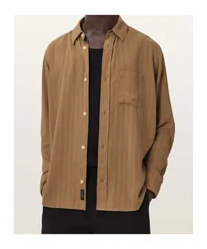 ALLSAINTS Carlyle Long Sleeve Oversized Shirt