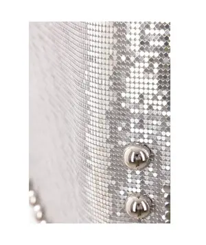 Rabanne Metallic Effect High Waist Skirt