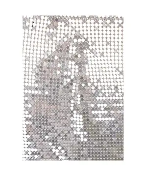 Rabanne Metallic Effect High Waist Skirt
