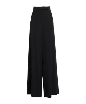 Max Mara Minimalist Stylish Loose Suit Trousers - Black