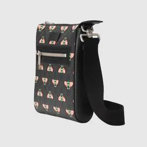 Gucci Bestiary Bee-print Messenger Bag