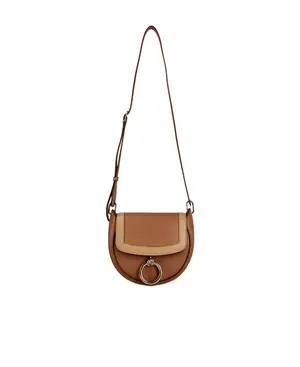 Chloé Foldover Top Crossbody Bag - Brown