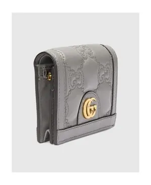 Gucci Embossed-logo Leather Wallet
