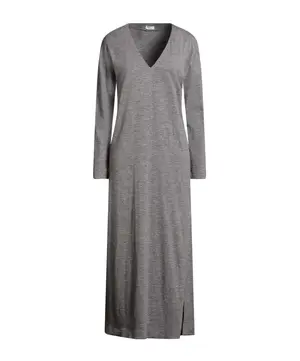 Brunello Cucinelli Minimalist Knit Dress - Gray
