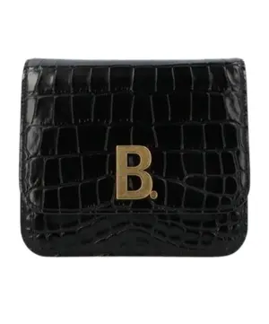 Balenciaga Logo-plaque Mini Bag - Black