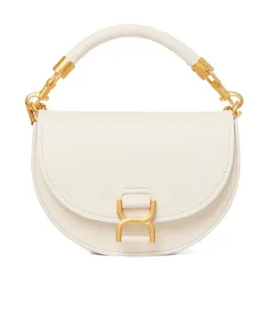 Chloé Marcie Chain Flap Hobo Bag - White