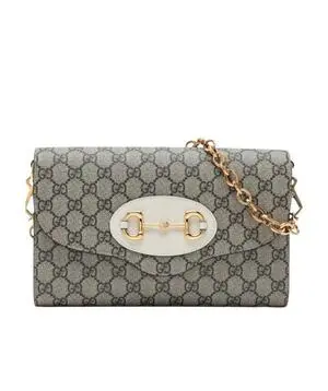 Gucci Horsebit 1955 Shoulder Bag Gray