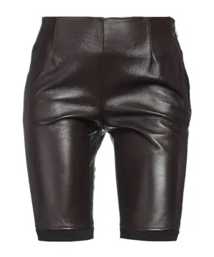 Chloé Minimalist Leather Shorts - Black