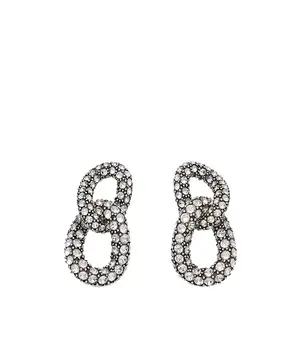 Isabel Marant Étoile Rhinestone Earrings - Silver