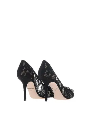 Dolce & Gabbana Two-tone Lace Stiletto Heels