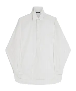 Phoebe Philo Long-sleeved Striped Shirt - White/beige