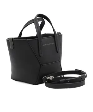 Brunello Cucinelli Bc Duo Logo Embossed Mini Tote Bag