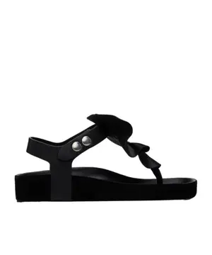 Isabel Marant Étoile Isela Ruffled Sandals - Black