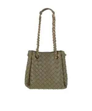 Bottega Veneta Small Parachute Shoulder Bag - Green
