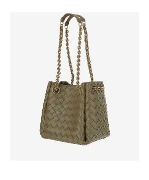 Bottega Veneta Small Parachute Shoulder Bag - Green