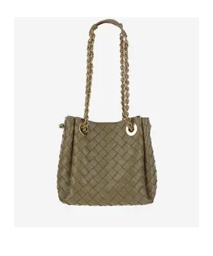 Bottega Veneta Small Parachute Shoulder Bag - Green