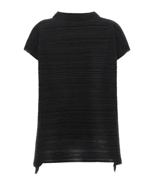 Issey Miyake Oversized Pleated Top