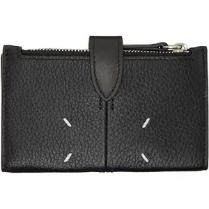 MAISON MARGIELA Zip Leather Card Holder