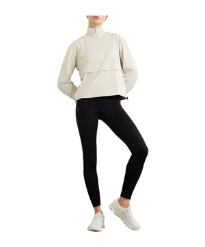 On Seersucker Half-zip Jacket - No