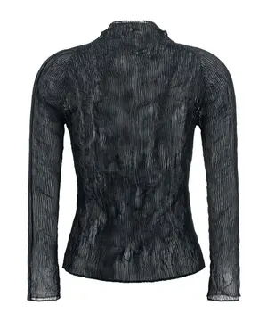 Issey Miyake Chiffon Knotted Pullover