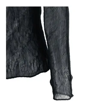 Issey Miyake Chiffon Knotted Pullover
