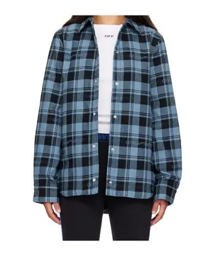 Off-White Check-print Padded Shirt