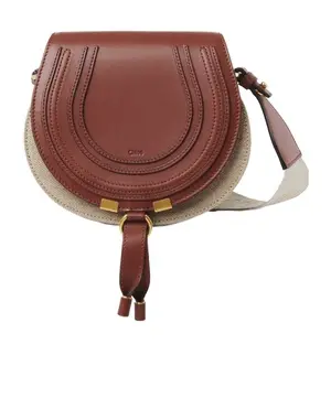 Chloé Marcie Small Shoulder Bag - Tan
