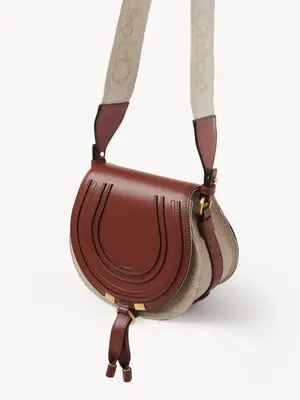 Chloé Marcie Small Shoulder Bag - Tan