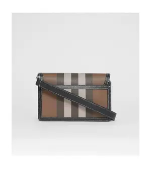 Burberry Oscar Check-pattern Shoulder Bag