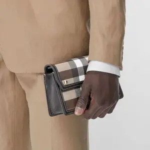 Burberry Oscar Check-pattern Shoulder Bag