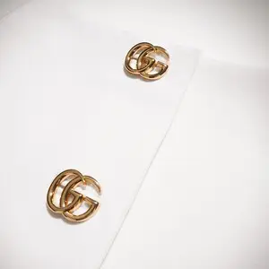 Gucci Double G Button Crêpe Skirt