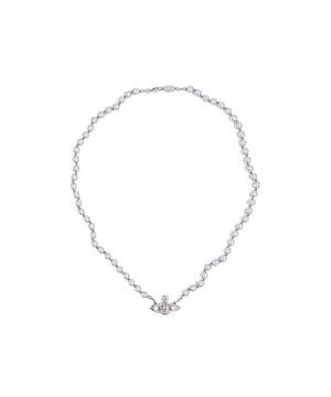 VIVIENNE WESTWOOD Faux-pearl Orb Necklace - Silver