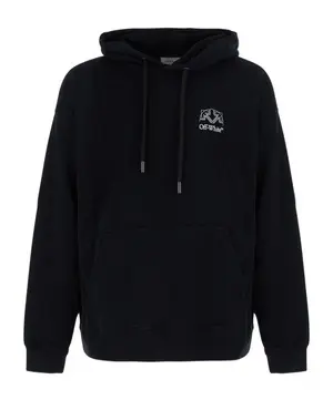 Off-White Logo Long-sleeve Sweatshirt - Black