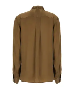 Mauro Grifoni Long-sleeved Silk Shirt
