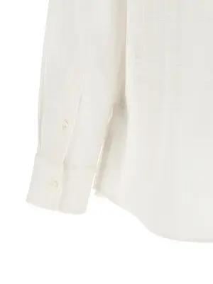 Burberry Logo-embroidered Shirt