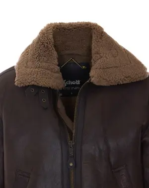 SCHOTT Lapel Leather Jacket