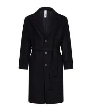 HEVO Long-sleeved Coat - Black