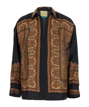 Momoni Long-sleeved Shirt - Black