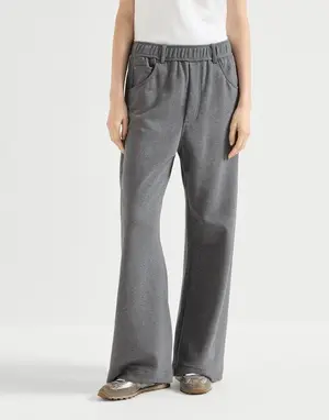 Brunello Cucinelli Cotton Smooth French Terry Trousers