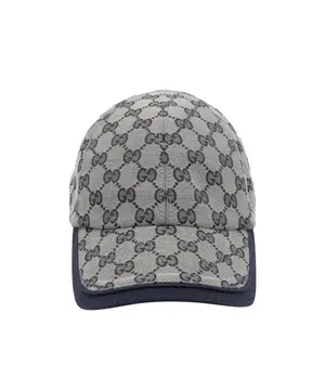 Gucci Gg Cotton Fabric Baseball Hat